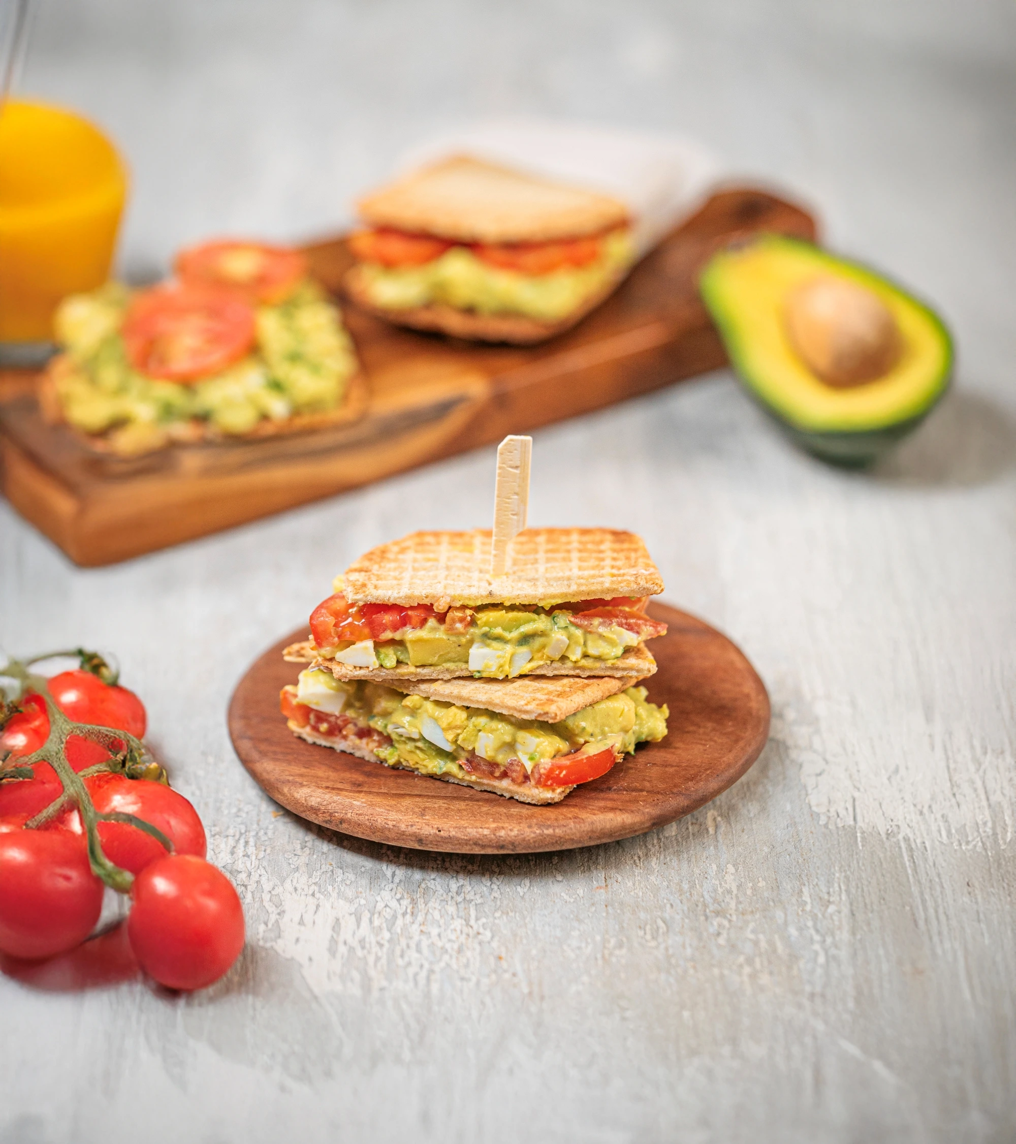 Resep Slim Toast Avocado Egg Salad - FiberCreme