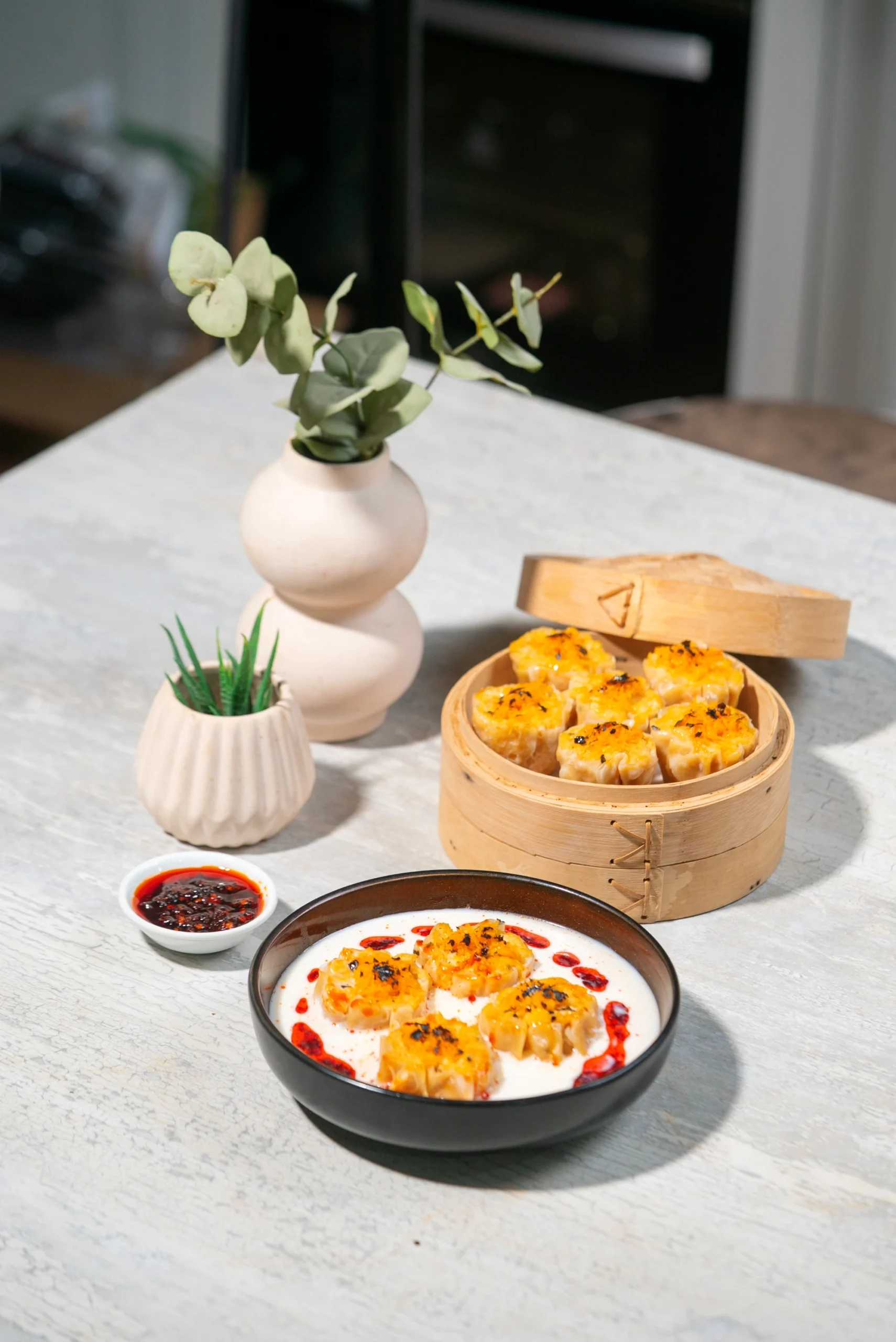 Resep Dimsum Kuah Creamy Cheese - FiberCreme